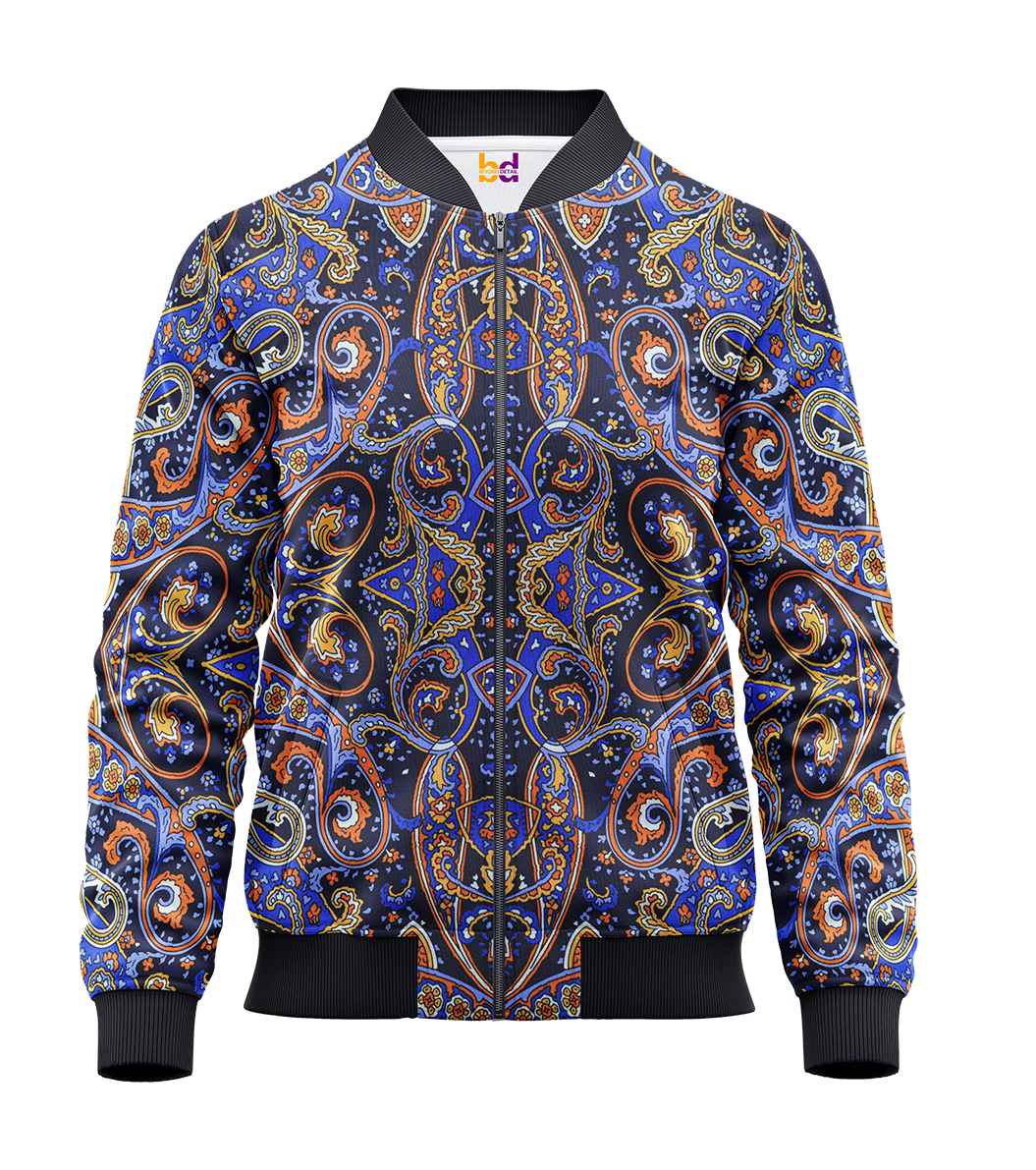 Paisley Bomber Jacket – Beyond Detail Pakistan